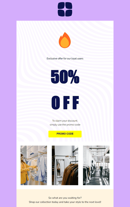 Exclusive Offer for Loyal Customers Email Template