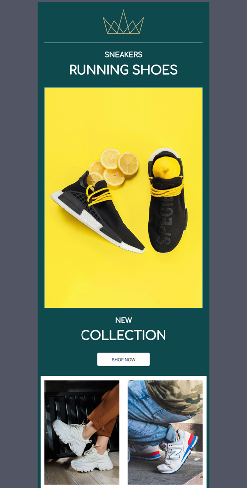 Sneakers Collection Email Template | EngageBay